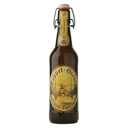 Пиво Der Hirschbrau Doppel Hirsch цена 0,5 л 320 руб., купить Хиршбрау ...
