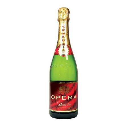 Игристое вино Opera Blanc de Blancs Demi-Sec цена 0,75 л 1270 руб ...
