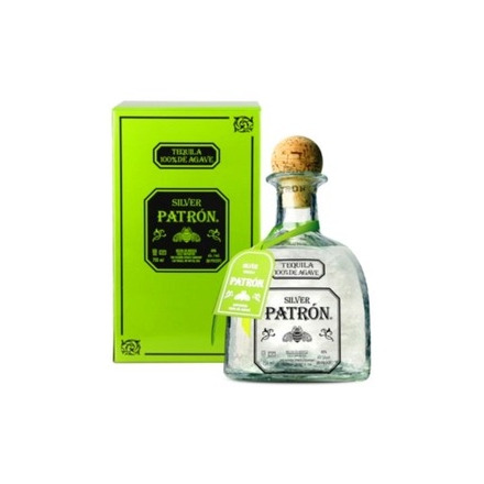 Текила Patron Silver цена 0,375 л в коробке 1009 руб., купить Патрон ...