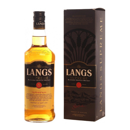 Купить виски Langs Supreme 5 years 0.7 л – цена 1660 руб Лэнгс Суприм 5 ...