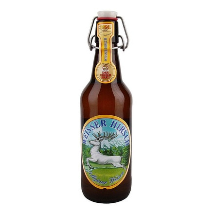 Пиво Hirschbrau Weisser Hirsch цена 0,5 л 320 руб., купить Хиршбрау ...
