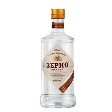 Водка Зерно Ржаная цена 1 л 970 руб., купить Зерно Ржаная в Москве ...