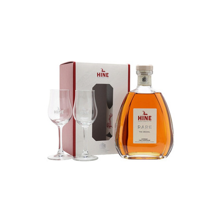 Коньяк Hine Rare VSOP цена 0,7 л в коробке с 2 бокалами 13476 руб ...