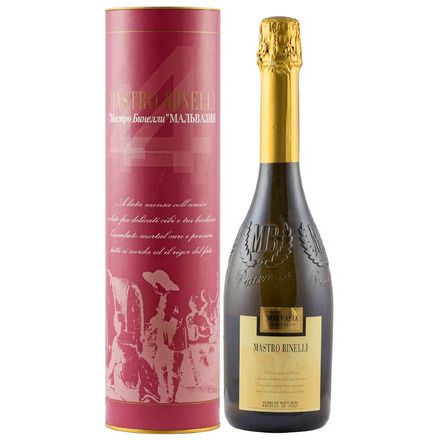 Игристое вино Mastro Binelli Malvasia цена 0,75 л в тубе 931 руб ...