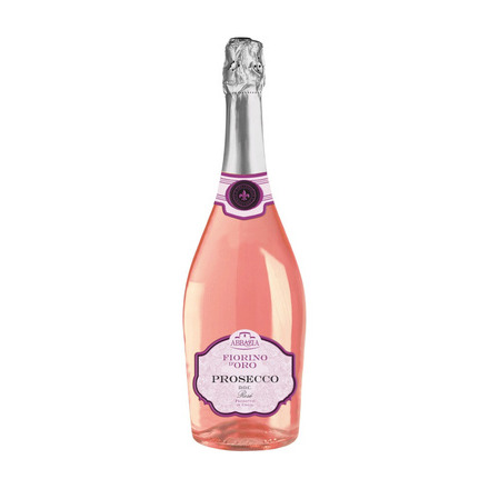 Просекко Abbazia Fiorino d'Oro Prosecco Spumante Rose цена 0,75 л 1674 ...