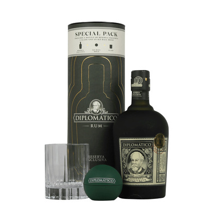 Ром Diplomatico Botucal Reserva Exclusiva цена 0,75 л в тубе со ...