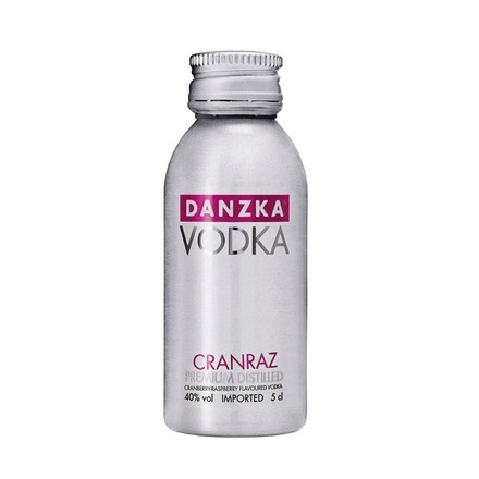 Водка Danzka Cranraz цена 0,05 л миньон 370 руб., купить Данска Крэнраз ...