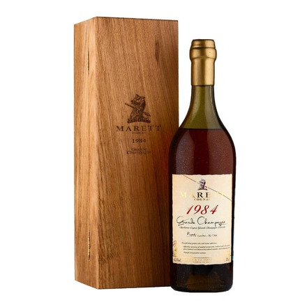 Коньяк Marett Grande Champagne 1984 цена 0,7 л в деревянном ящике 50001 ...